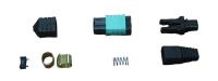 China CATV CCTV Fiber Optic Accessories , Mpo Mm Connector For 3mm Cable for sale