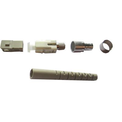 China 3.0mm Sc Upc Fiber Connector MM Single Mode Good temperature performance for sale