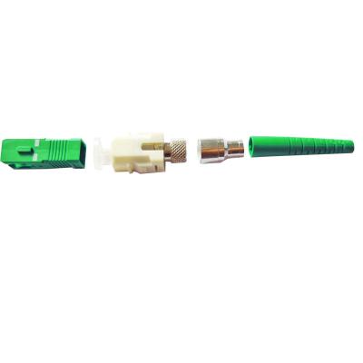 China SC APC Single Mode Fiber Connector 3.0mm CE RoHS FCC Certification for sale