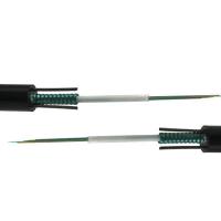 China Outdoor Single Mode G652D Armoured Fibre Optic Cable GYXTW Steel Wire for sale