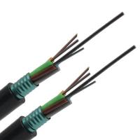 China 24 Core Optical Fibre Underground Cable GYTS G652D Armoured Fiber Optical Cable for sale