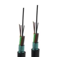 China 24 Core Optical Fibre Underground Cable GYTS G652D Armoured Fiber Optical Cable for sale