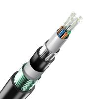 China GYTA53 GYTY53 Outdoor Fiber Optic Cable Singlemode Double PE Jacket for sale