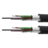 China GYTA G652D Direct Burial Armored Fiber Optic Cable 24 48 96 Core for sale