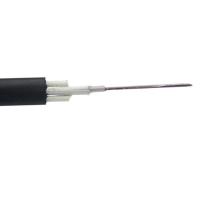 China GYFXTY Fiber Optic Cables , Overhead Ftth Flat Drop Cable  24 Core for sale