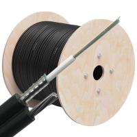 China Outdoor GYTC8S Fiber Optic Cables With Solid 1.0mm Steel Wire for sale