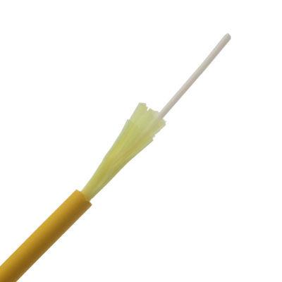 China G652D GJFJV Simplex Fiber Cable , Indoor Single Mode Optic Cable 3mm for sale