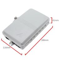 China ABS PC 4 Port Fiber Termination Box PON OTB Indoor / Outdoor Use for sale