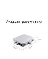 China ABS PC FTTH Fiber Optic Box , PON OTB 8 port Optical Fiber Distribution Box for sale