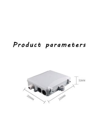China ABS PC FTTH Fiber Optic Box , PON OTB 8 port Optical Fiber Distribution Box for sale