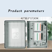 China OEM ODM ABS FTTH Fiber Optic Box 64 Cores Easy Installations for sale