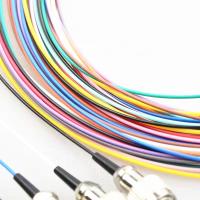 China SC UPC Fiber Optic Pigtails 0.9mm Singlemode 100 Return Loss for sale