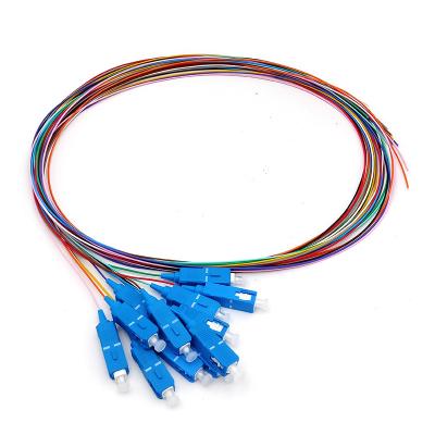 China 12 Core Fiber Optic Pigtails UPC APC For FTTH FTTB FTTX Network for sale