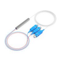 China 2 Way Fiber Optic Splitter 1*2 Sc Upc Plc Splitter G657A1 Cable For Terminal Box for sale