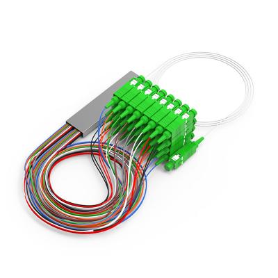 China 1x16 Fiber Optic Splitter PLC G652D 3.0mm FTTB Network for sale