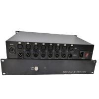 China 8ch Bidirectional Balanced Audio To Fiber Converter for sale