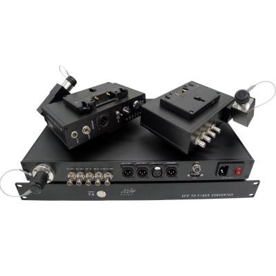 China Video Audio Data Intercom Tally Fiber Camera System SDI To Fiber Converter for sale