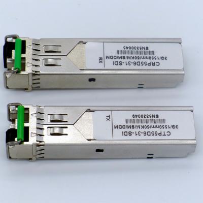 China 12G 4K SDI Video Transmission SFP Transceiver CWDM for sale