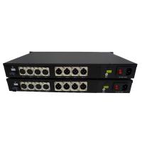 China XLR Bi Directional Audio To Fiber Converter 4 Ch 2 Way for sale