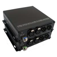 China XLR Balance Bidirectional Audio Over Fiber for sale