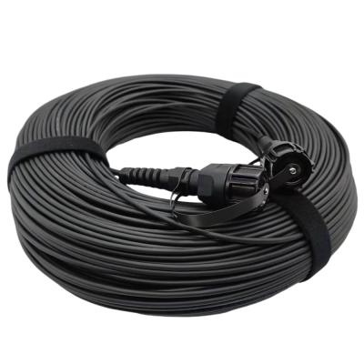 China Field Optical Fiber Cable Patch Cord With ODVA Dual LC Connector for sale
