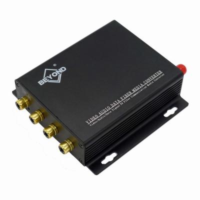 China 4ch RCA optical Audio To Fiber Converter multimode or single mode for sale