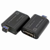 China SM OM3 DVI Over Fiber Extender optic transport system EDID programming for sale