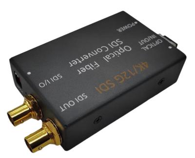China 12G SDI To Fiber Converter 1 channel video and audio transmission for sale