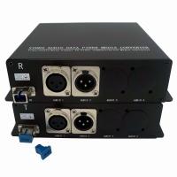 China Broadcast and Studio Audio To Fiber Converter with 3pin XLR Audio Interface for sale