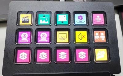 China Stream deck keyboard 15 customizable LCD Key for sale