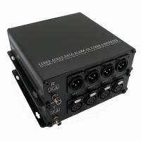 China 4ch Balanced Audio to Fiber Converter for sale