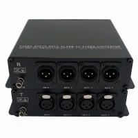 China Black Audio to Fiber Converter Suitable for Humidity 10-90% Non-condensing Environments for sale