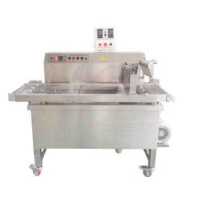 China Commercial 60kg Chocolate Enrober Machine with 300mm Belt and 3.1kW Power for sale