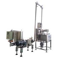 China Automatic Small Chocolate Enrobing Machine Line 220V 1.8kW Continuous Supply for sale