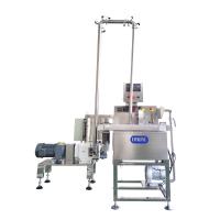 China Automatic Small Chocolate Enrobing Machine Line 220V 1.8kW Continuous Supply for sale