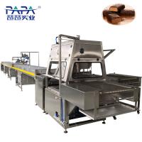China Chocolate Enrobing Production Line Chocolate Coating Machine for sale