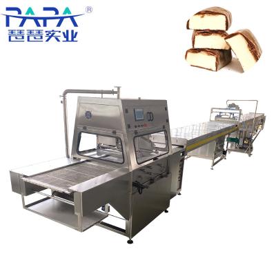 China Chocolate Enrobing Production Line Chocolate Coating Machine for sale