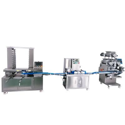 China Fully Automatic Filled Dates Maamoul Cookies Encrusting Machine For Sales for sale