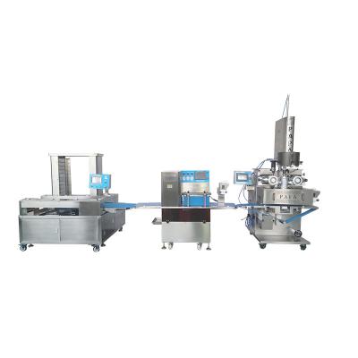 China Fully Automatic P190 Double Yolks Moon Cake Production Line 40-85pcs/min 220V for sale