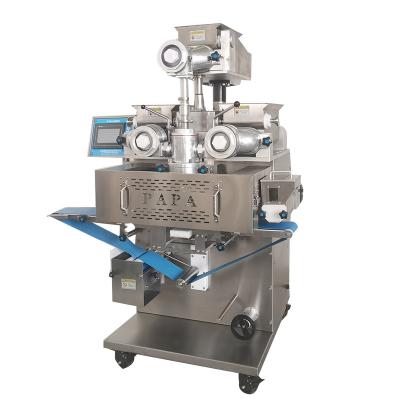 China Papa P190 Large Double Fillings Encrusting Machine 10-1500g 40-120pcs/min for sale