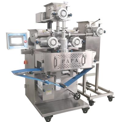 China P190 Automatic Four Hoppers Maamoul Cookies Encrusting Machine 60-99pcs/min 10-250g for sale
