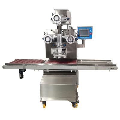 China Food Grade 304 Stainless Steel P180 Three Hoppers Mochi Ice Cream Maker Machine 60-99pcs/min for sale