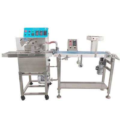 China Small Chocolate Enrober Machine 220V 1.8kW Commercial Tempering Cooling Tunnel for sale