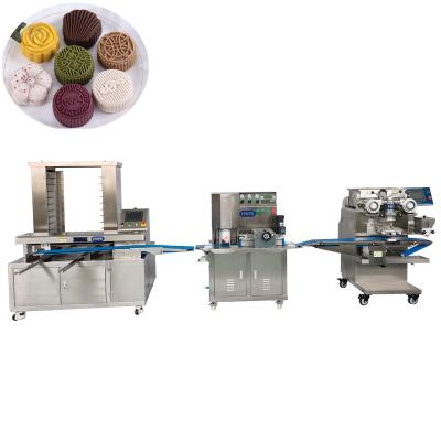 China P160 Full Automatic Mooncake Making Machine | 40-85pcs/min Capacity | 220V 4.7kW Industrial Food Production Line for sale