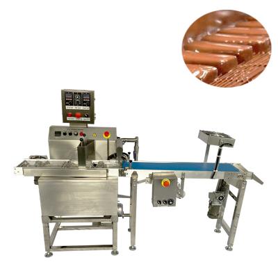 China CE Certificated Chocolate Dipping Enrobing Machine 15kg Capacity 220V for Snack Food for sale