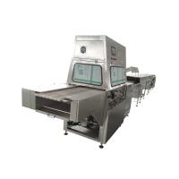 China 400mm Belt Width Industrial Chocolate Enrobing Line with 10m Cooling Tunnel - 380V Three Phase, 12.1kW Power for sale