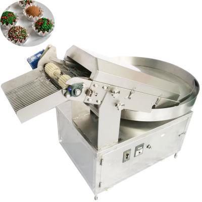 China Automatic Rotary Table Coating Machine 1000mm Diameter 0.5kW for Cocoa Powder Chocolate Sprinkles for sale