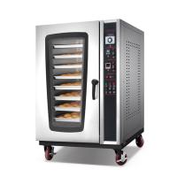 China 10-Tray Commercial Hot Air Circulation Baking Oven 380V 15kW for Pizza Buns Cakes for sale