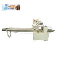 China PA100 Horizontal Flow Wrap Packaging Machine | 35-220 Bags/Min | 220V Single Phase for Snack Bars & Cookies for sale