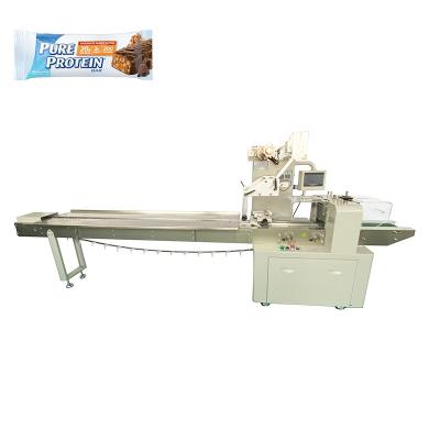 China PA100 Horizontal Flow Wrap Packaging Machine | 35-220 Bags/Min | 220V Single Phase for Snack Bars & Cookies for sale